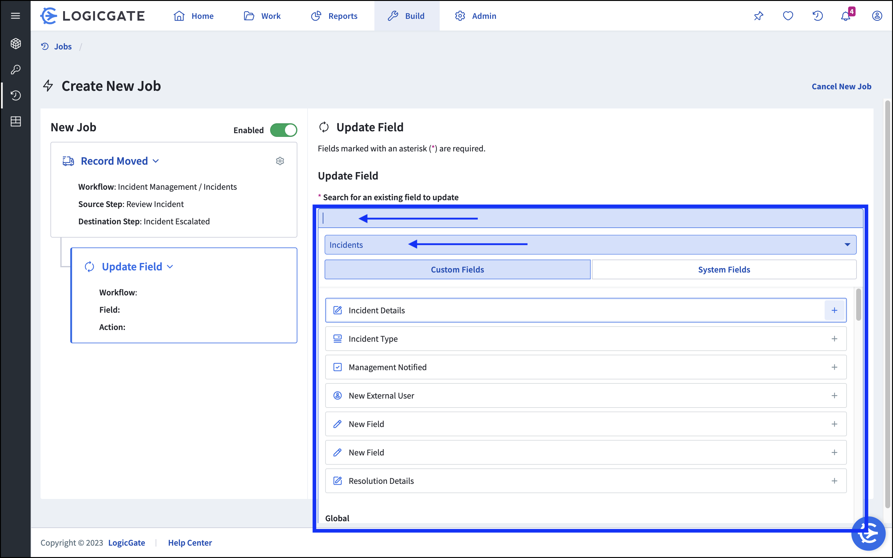 Automatically Update Fields Based On A Workflow Event Logicgate Help 2328
