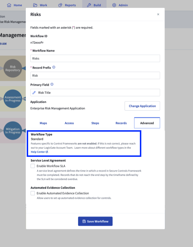 Workflow Types – LogicGate Help Center