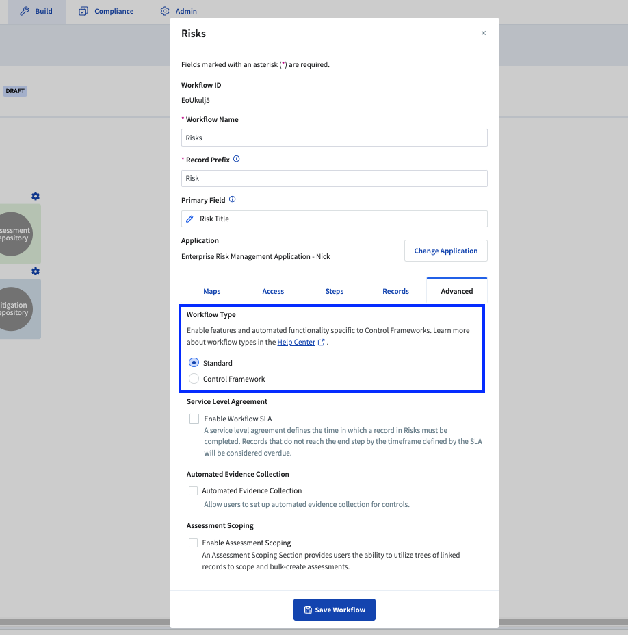 Workflow Types – LogicGate Help Center