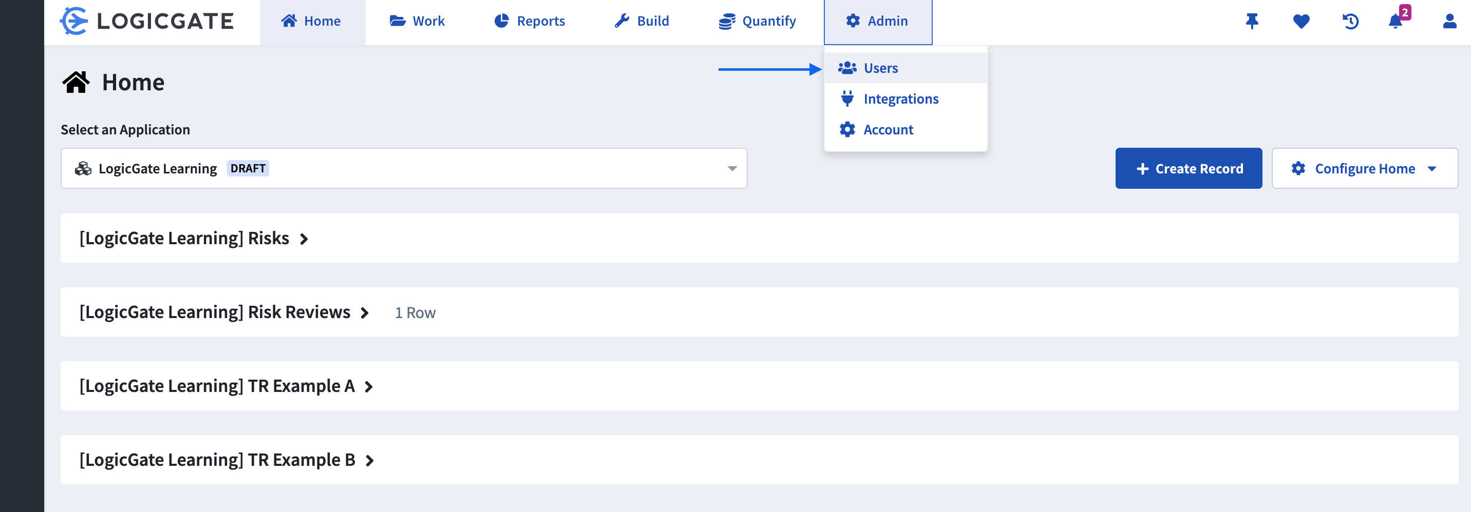 Manage Users – LogicGate Help Center